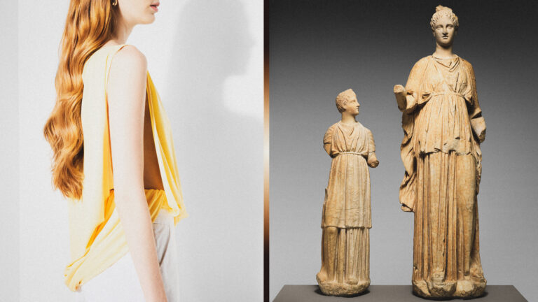 El peplo. De las panateneas a las pasarelas.